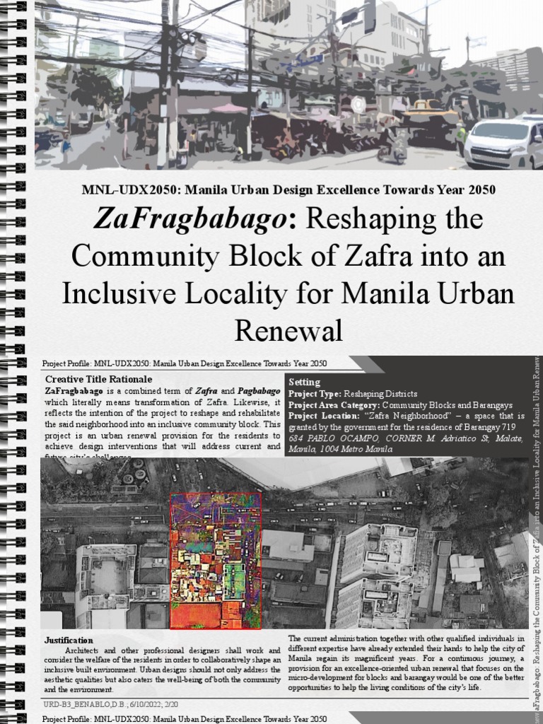 Urban Renewal for Zafra Neighborhood 2050 | PDF | Urban Design | Manila