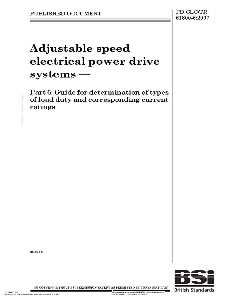 Adjustable Speed Electrical Power Drive Systems | PDF | Temperature ...