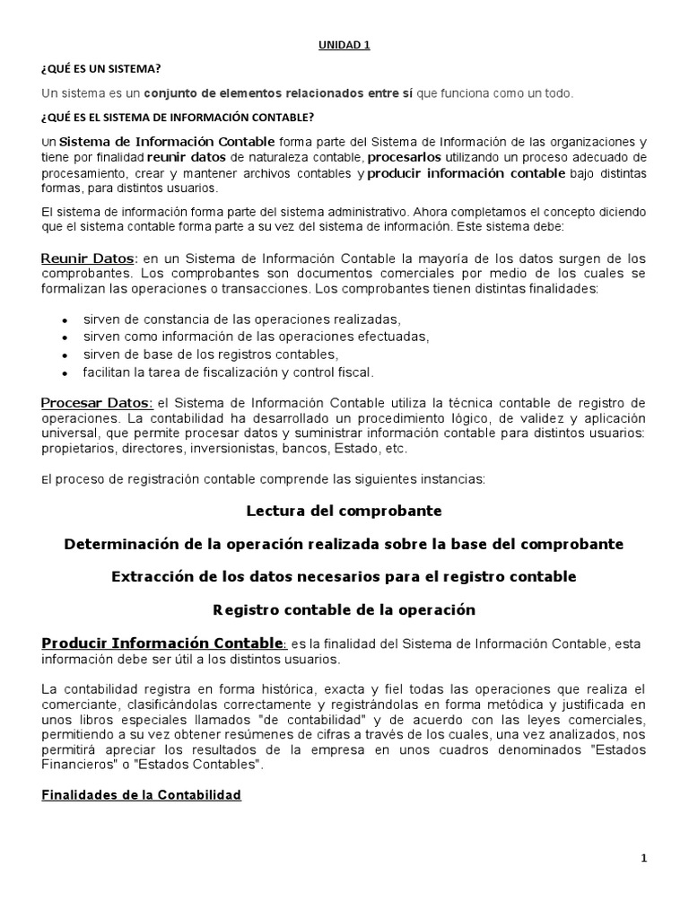 Cuadernillo Sic 1 | PDF | Contabilidad | Cheque