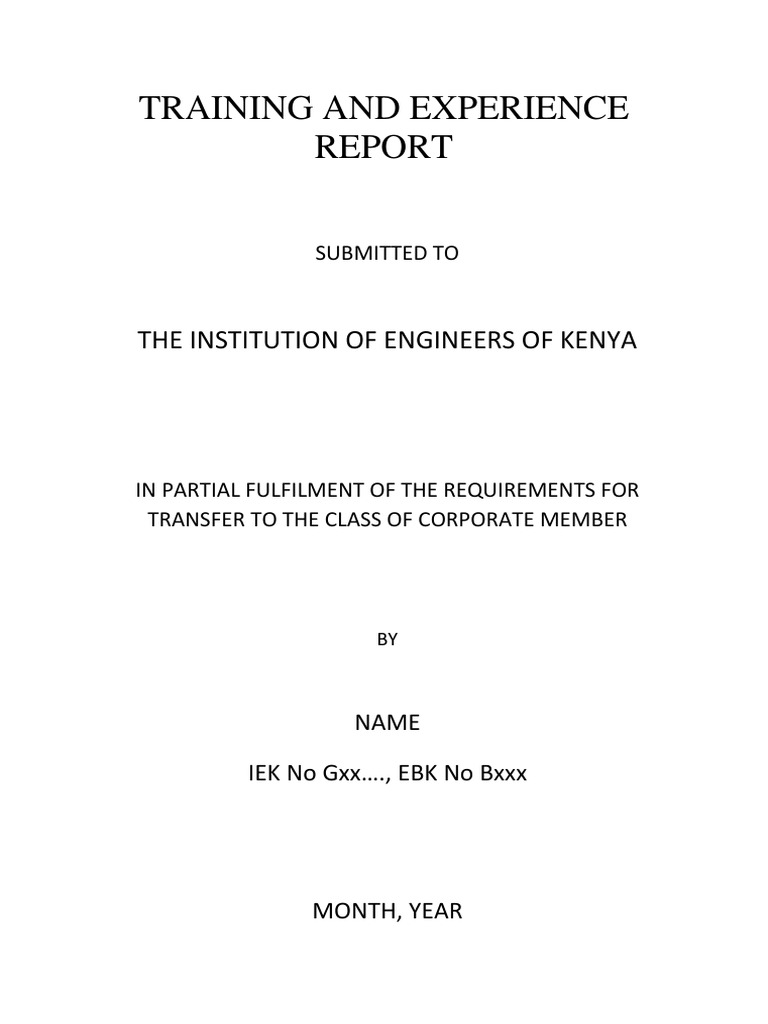IEK Training and Experience Report | PDF | Electrical Engineering