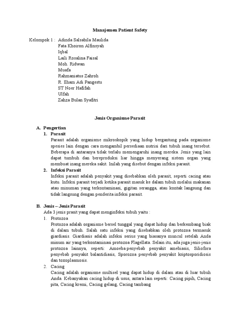 Manajemen Patient Safety-2 | PDF