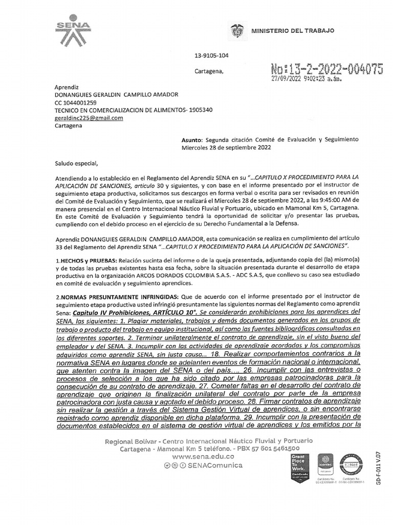 C.I. (Img) 13-2-2022 004075 (13) Donanguies Geraldin Campillo Amador ...