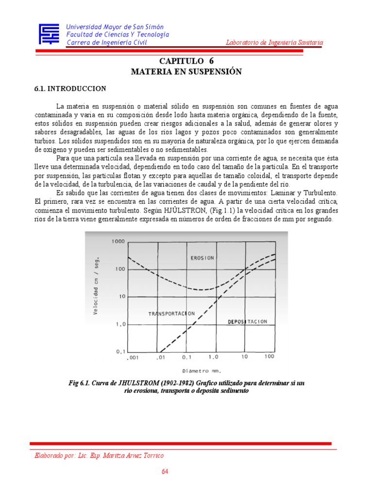 Capitulo 6 | PDF | Agua | Filtración