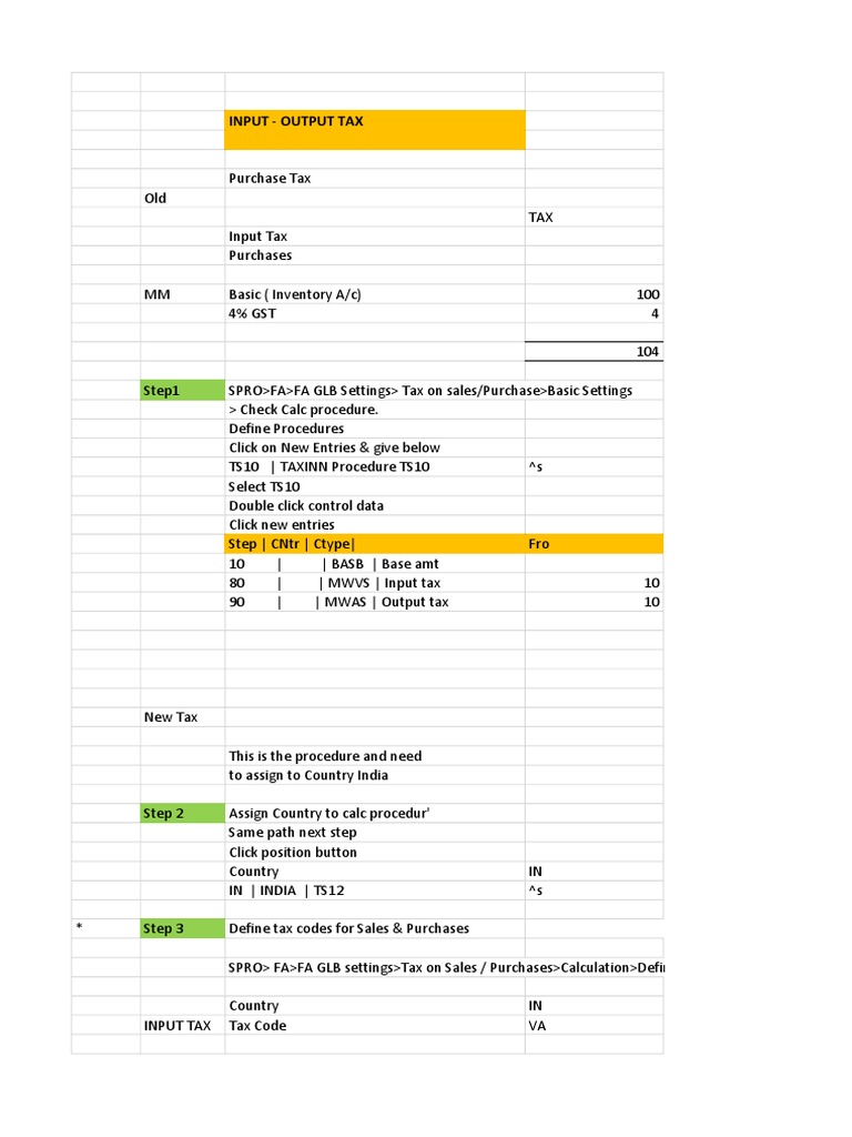 Input - Output Tax | PDF | Value Added Tax | Taxes