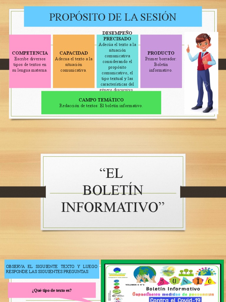 Estructura y características del boletín | PDF | Comunicación
