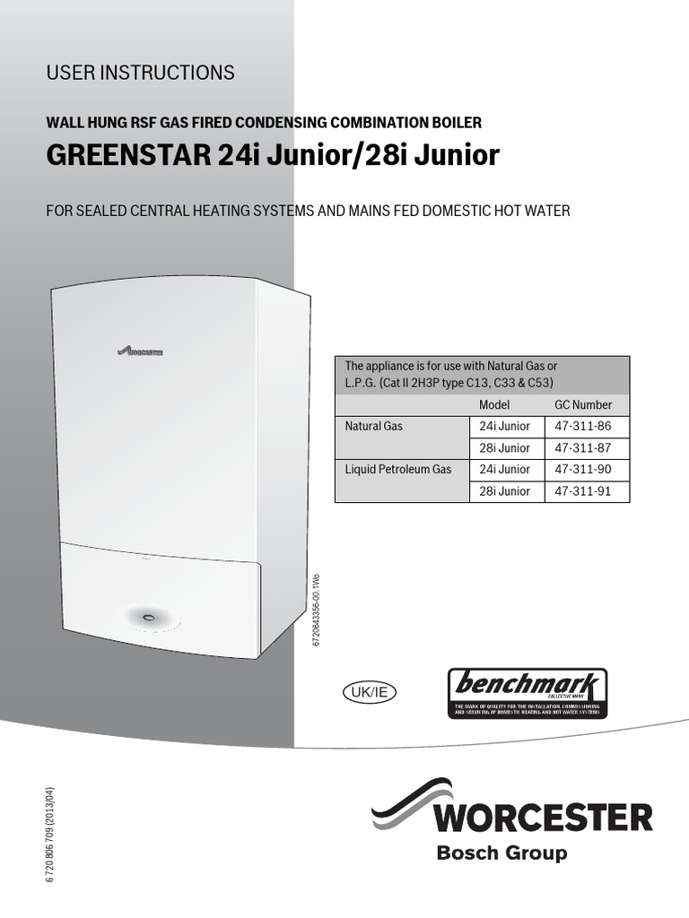 Worcester Bosch Greenstar 24i-28i Junior (EN) | PDF | Thermostat ...