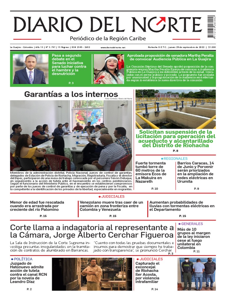 Diario Del Norte Septiembre 29 de 2022 | PDF