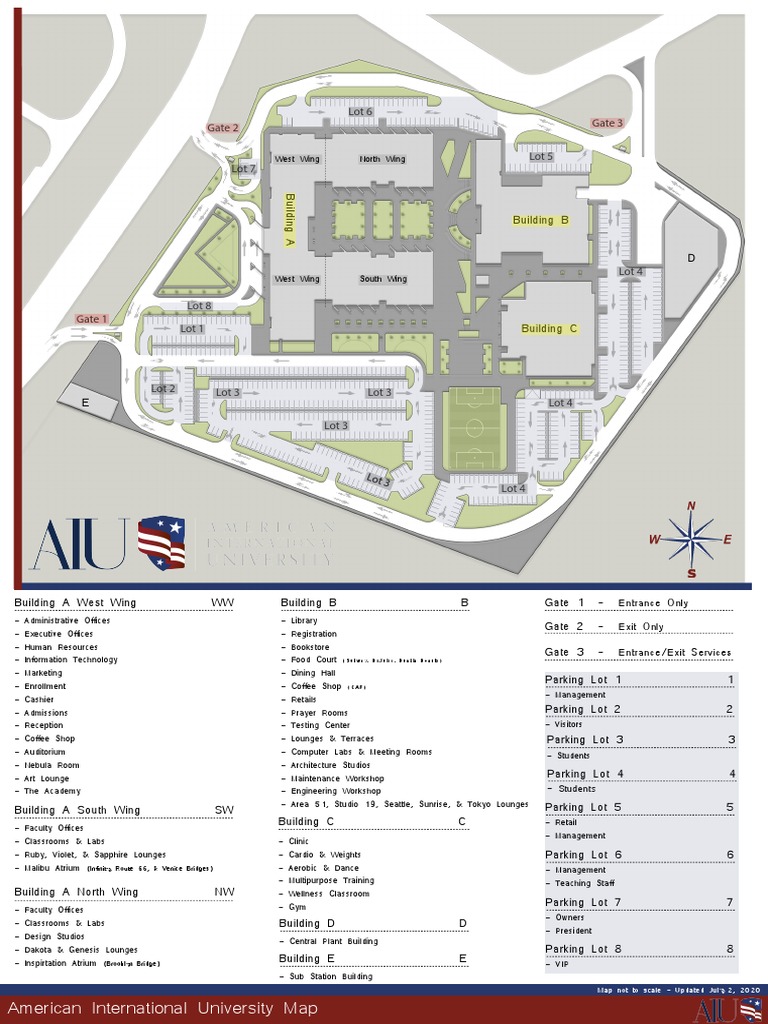 AIU Campus Map | PDF