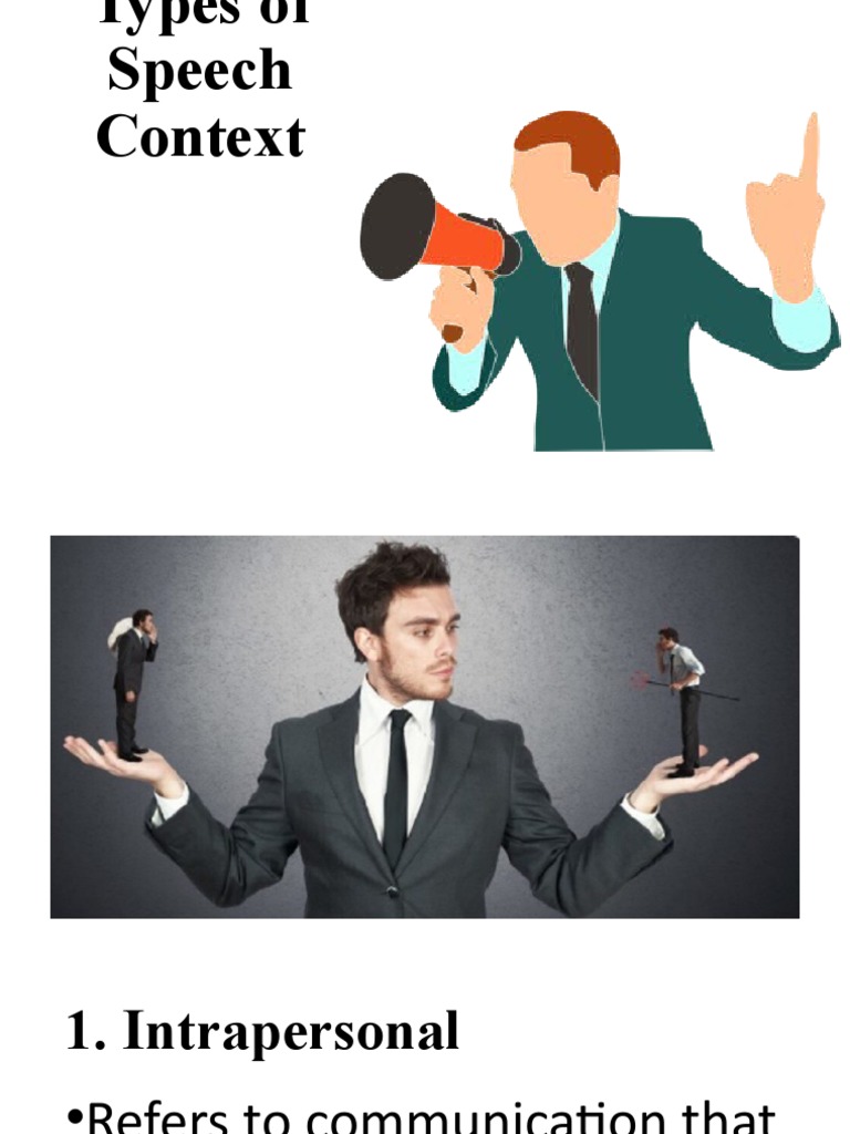Types of Speech Context | PDF