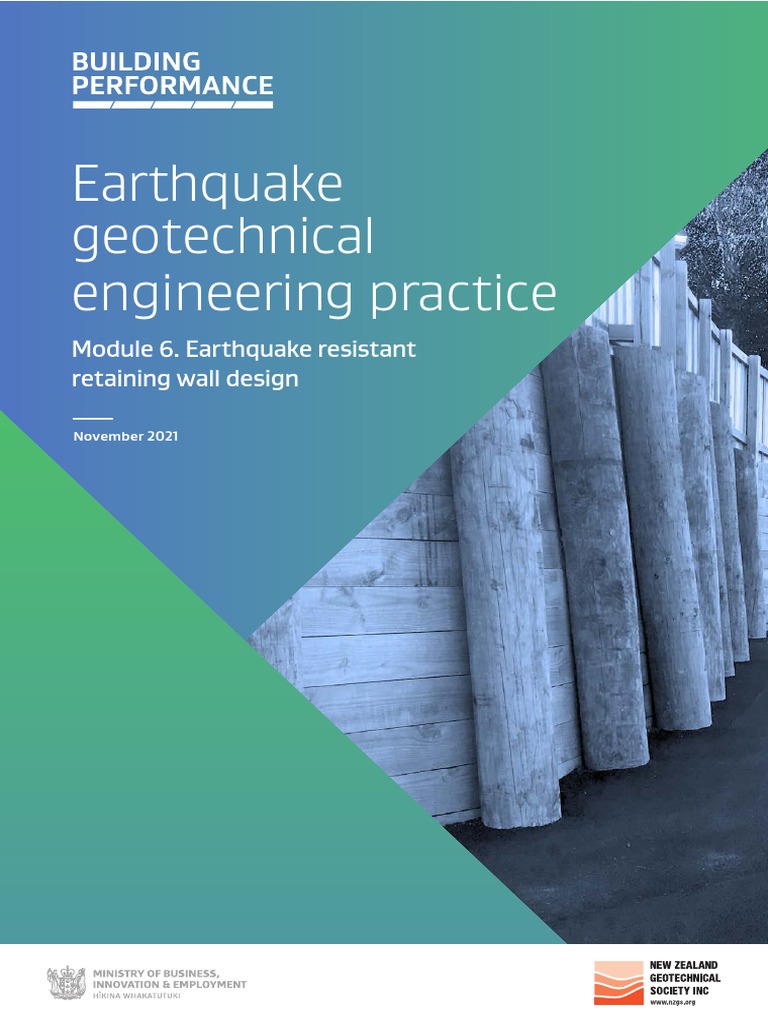 Module 6 Earthquake Resistant Retaining Wall Design Version 1 | PDF ...