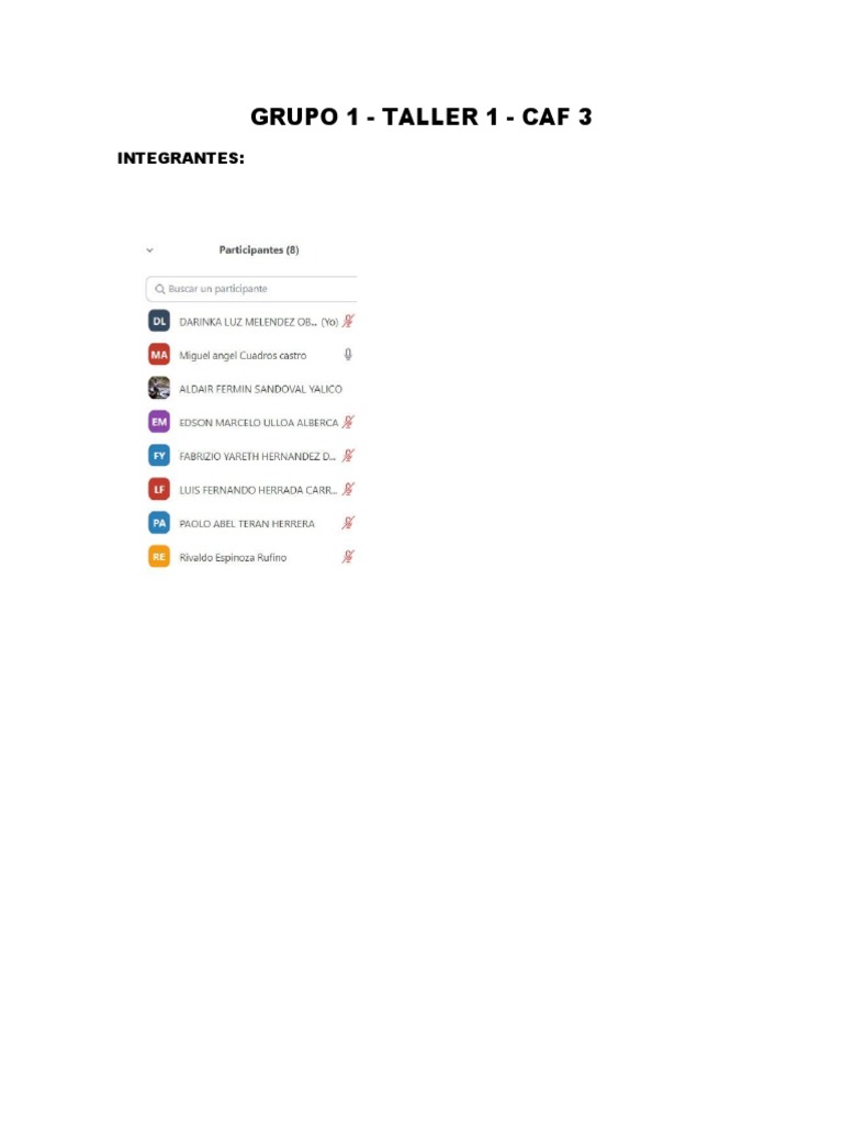 Taller 1 Caf3 | PDF