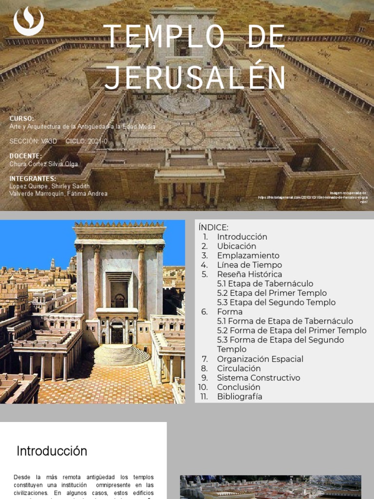 Templo de Jerusalen | PDF | Templo en jerusalén