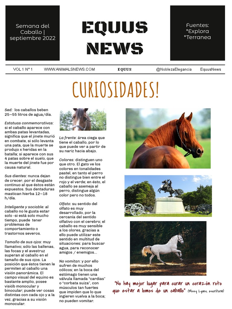 Curiosidades y cuidados del caballo | PDF | Caballos