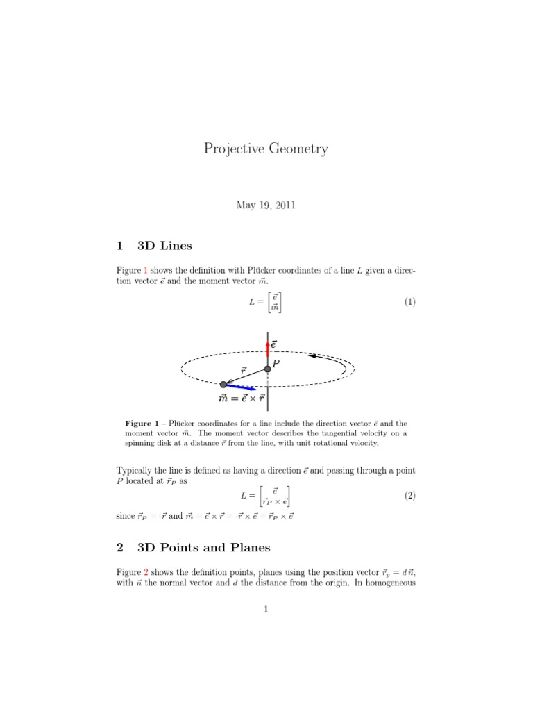 Points Planes Lines | PDF | Vector Space | Euclidean Vector