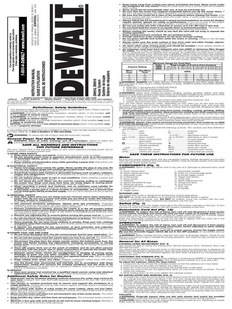 N384518, DW616 Router | PDF | Electrical Connector | Personal ...