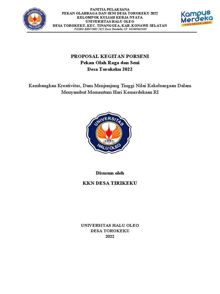 Proposal KKN | PDF