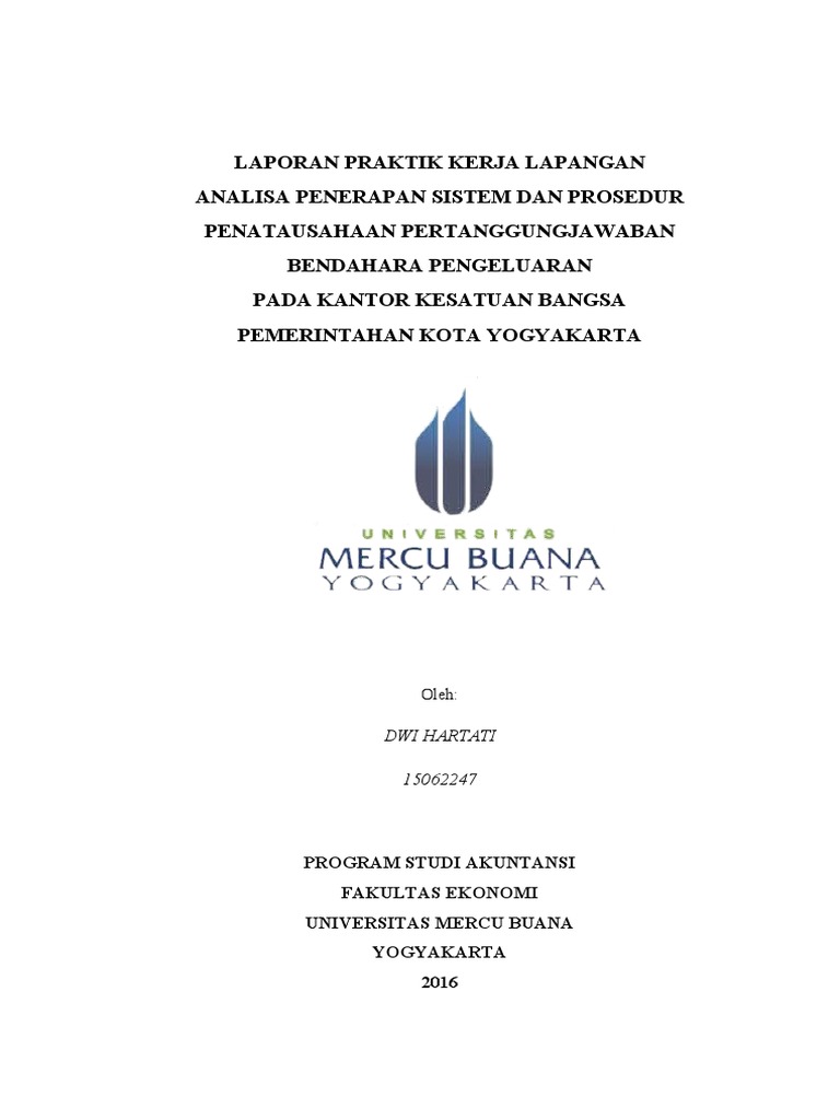 LAPORAN PKL DWI HARTATI - 15062247 - Revisi - Ok 24-5-2017 | PDF ...
