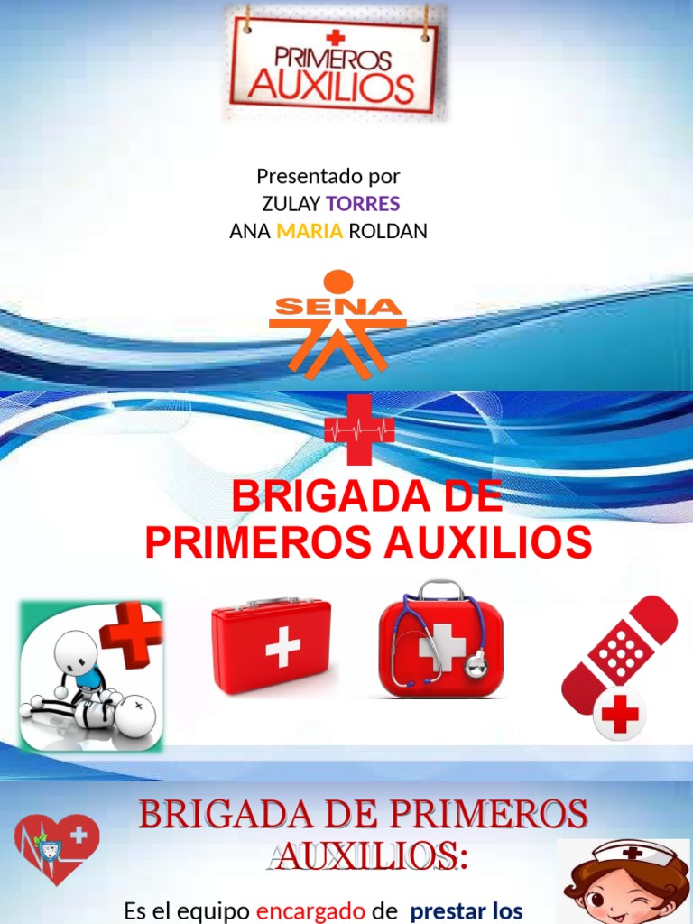 Brigada Primeros Auxilios Presentacion | PDF | Primeros auxilios | Especialidades Medicas