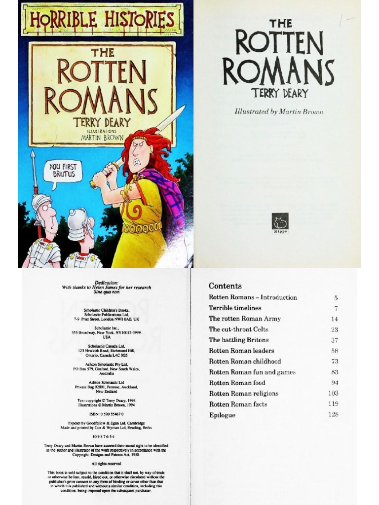 The Rotten Romans - Terry Deary | PDF