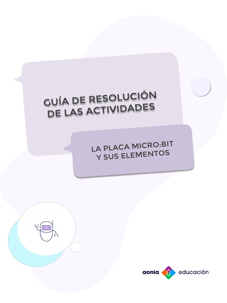 Resolución de Actividades - La Placa Micro - Bit y Sus Elementos | PDF