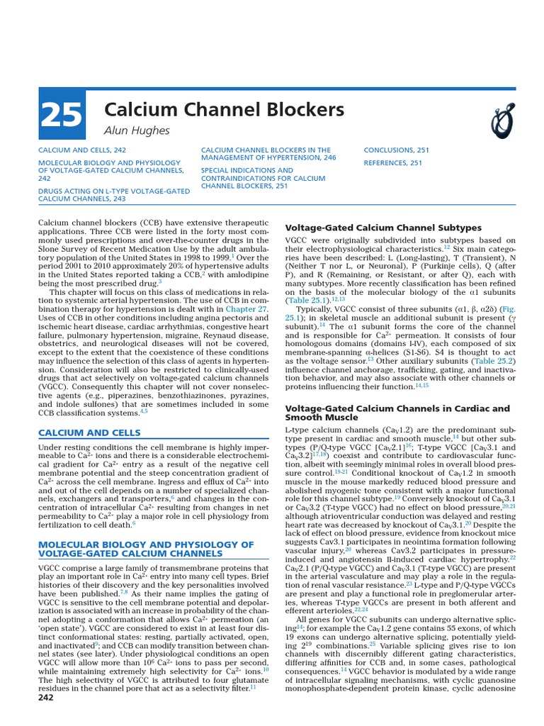 First Page PDF | PDF | Calcium In Biology | Neurophysiology