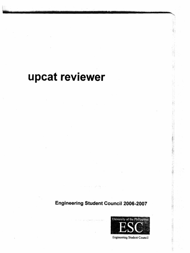UPCAT Reviewer | PDF