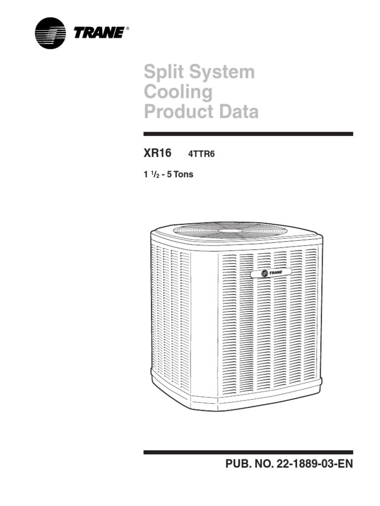 Condensadoras Trane | PDF | Air Conditioning | Electromechanical ...