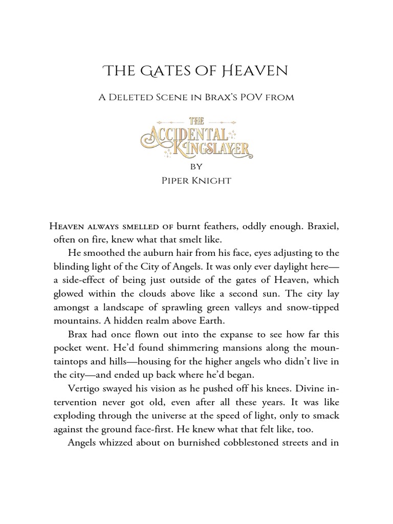 The Gates of Heaven | PDF | Angel