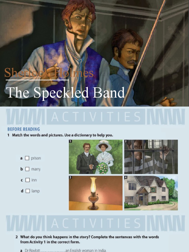 Activities for The Speckled Band | PDF
