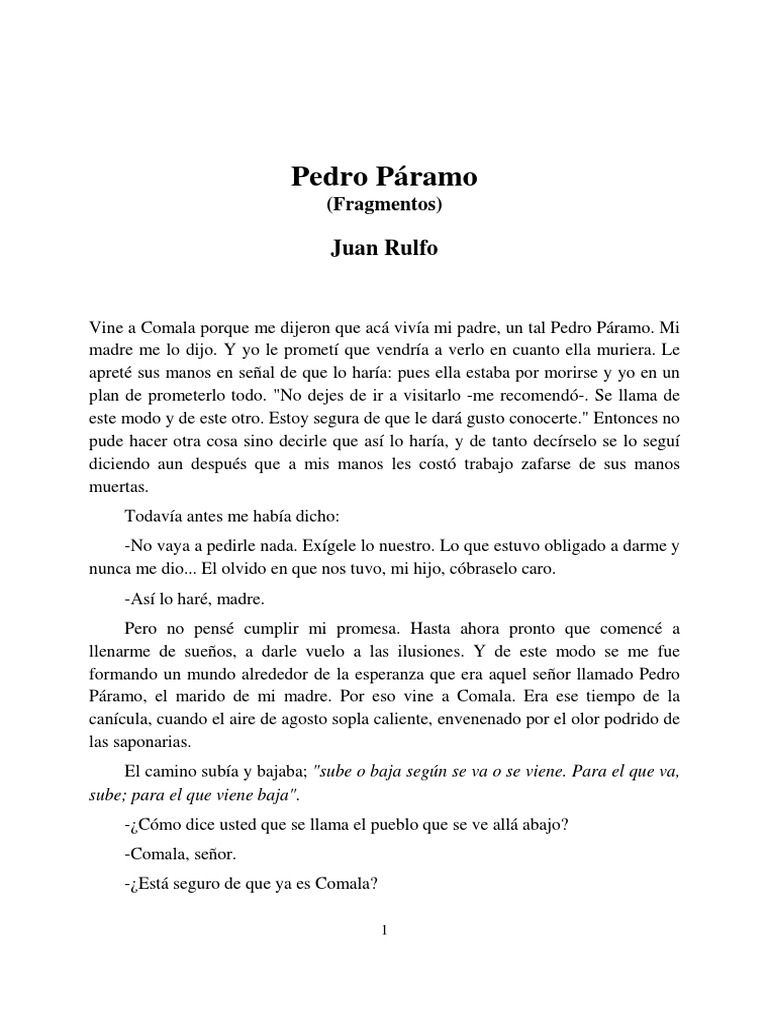 Pedro | PDF