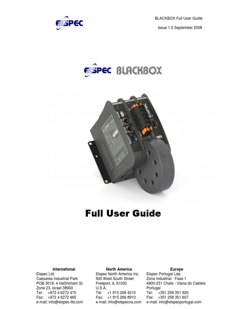 Manual Elspec SPG 4420 | PDF | Power Supply | Computer Network