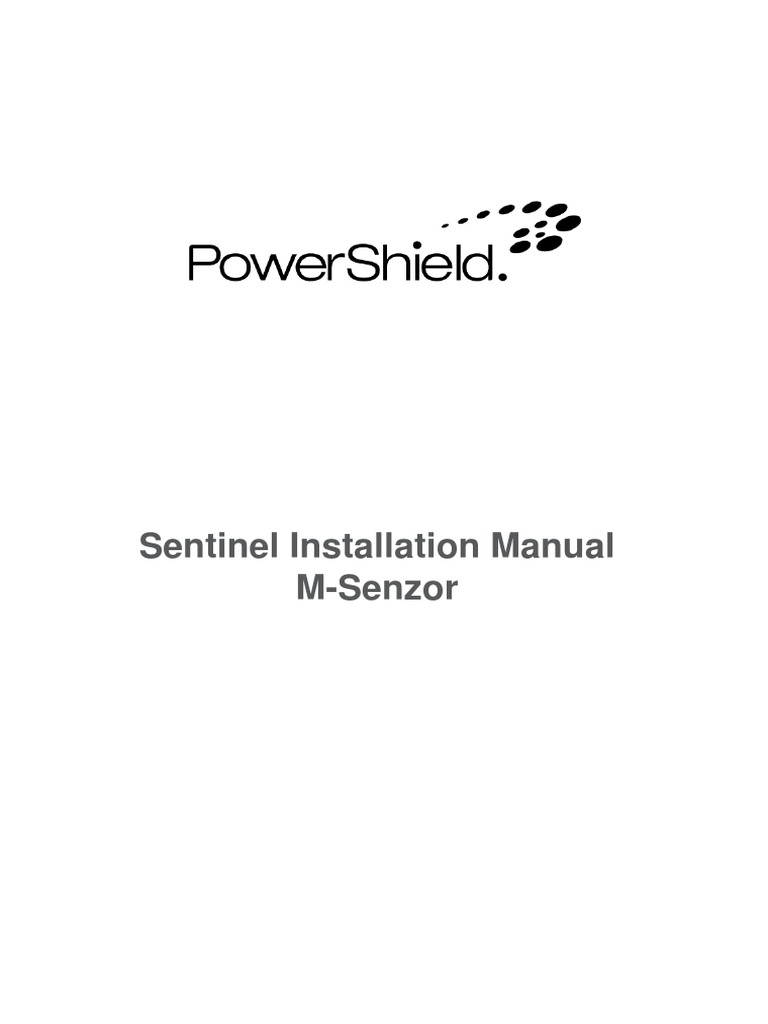 6300 055d Sentinel Installation Manual M Senzor | PDF | Power Supply ...
