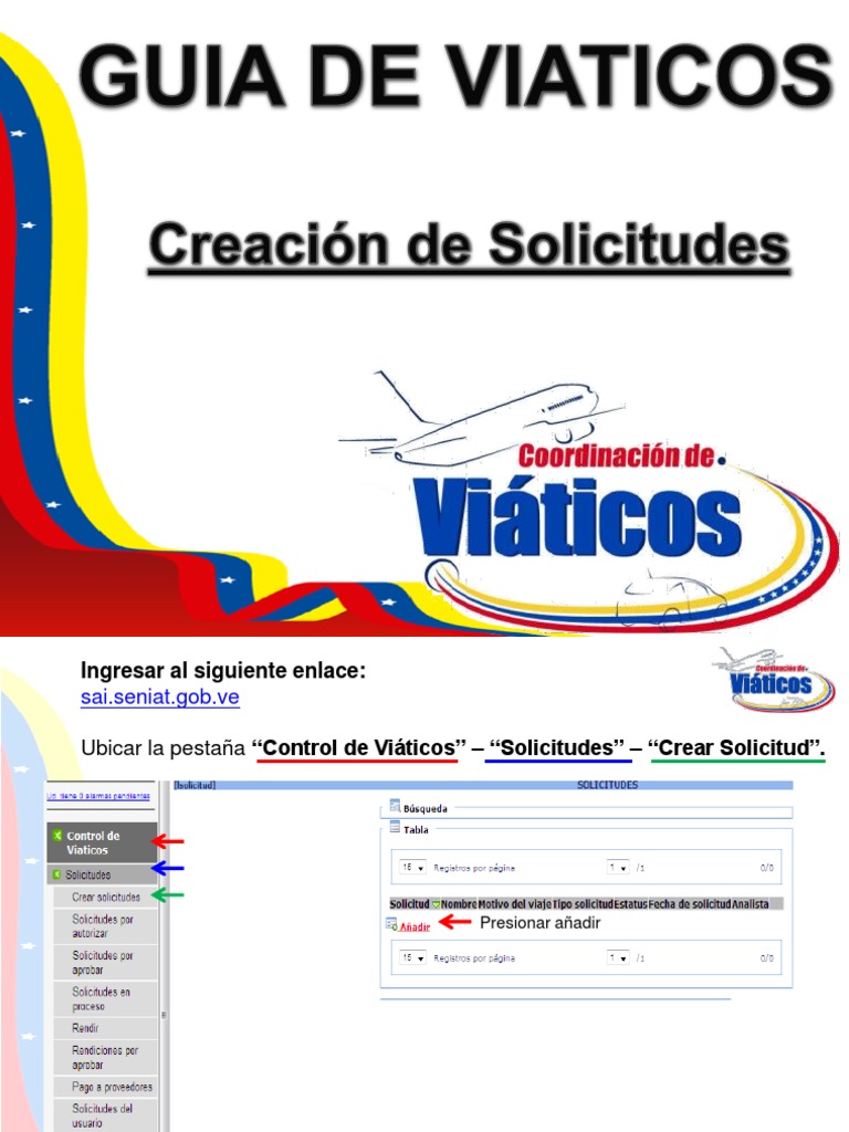 Ayuda Memoria Viaticos | PDF | Informática