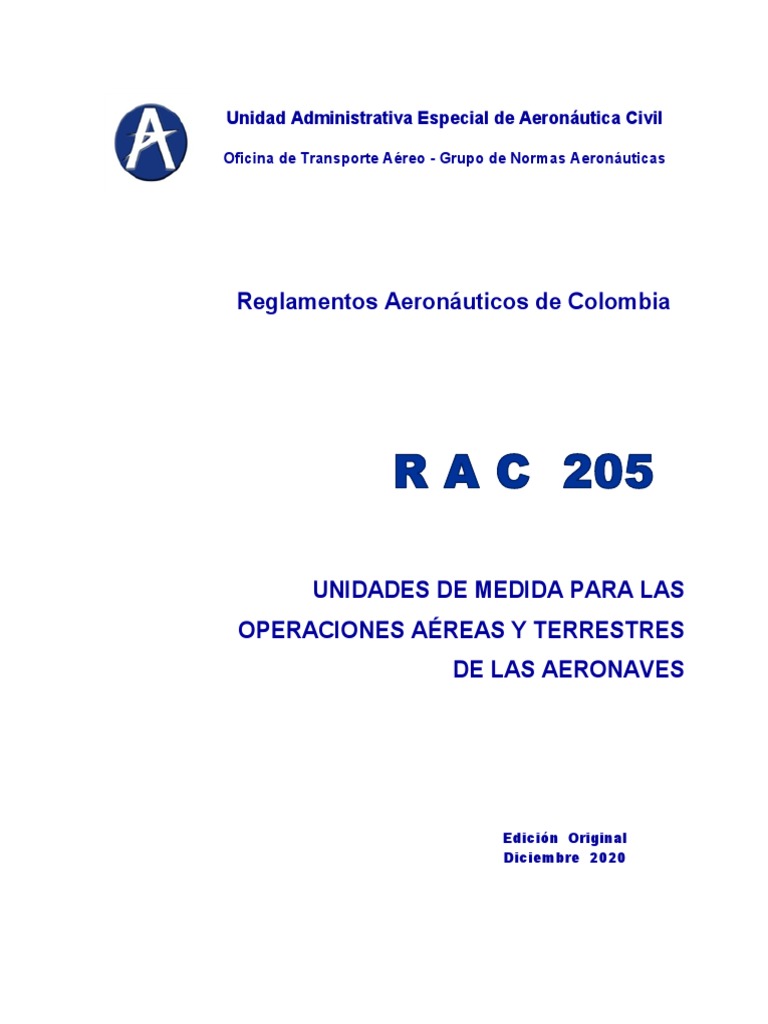 RAC 205 unidades medidas | PDF | Peso | Masa