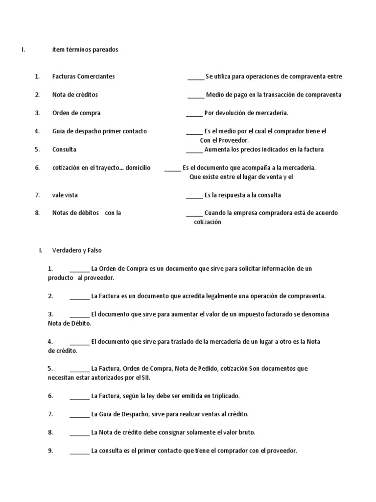 Prueba de Procesamiento Contable | PDF | Factura | Cheque