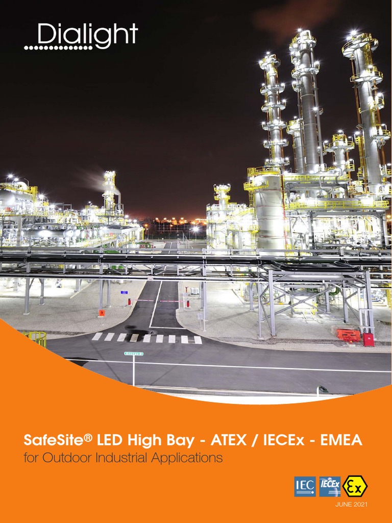 Dialight SafeSite LED High Bay ATEX IECEx Datasheet | PDF | Alternating ...