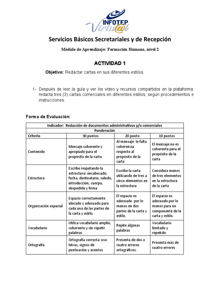 Tarea 1 Módulo Actividad 1. Modulo 3 | PDF