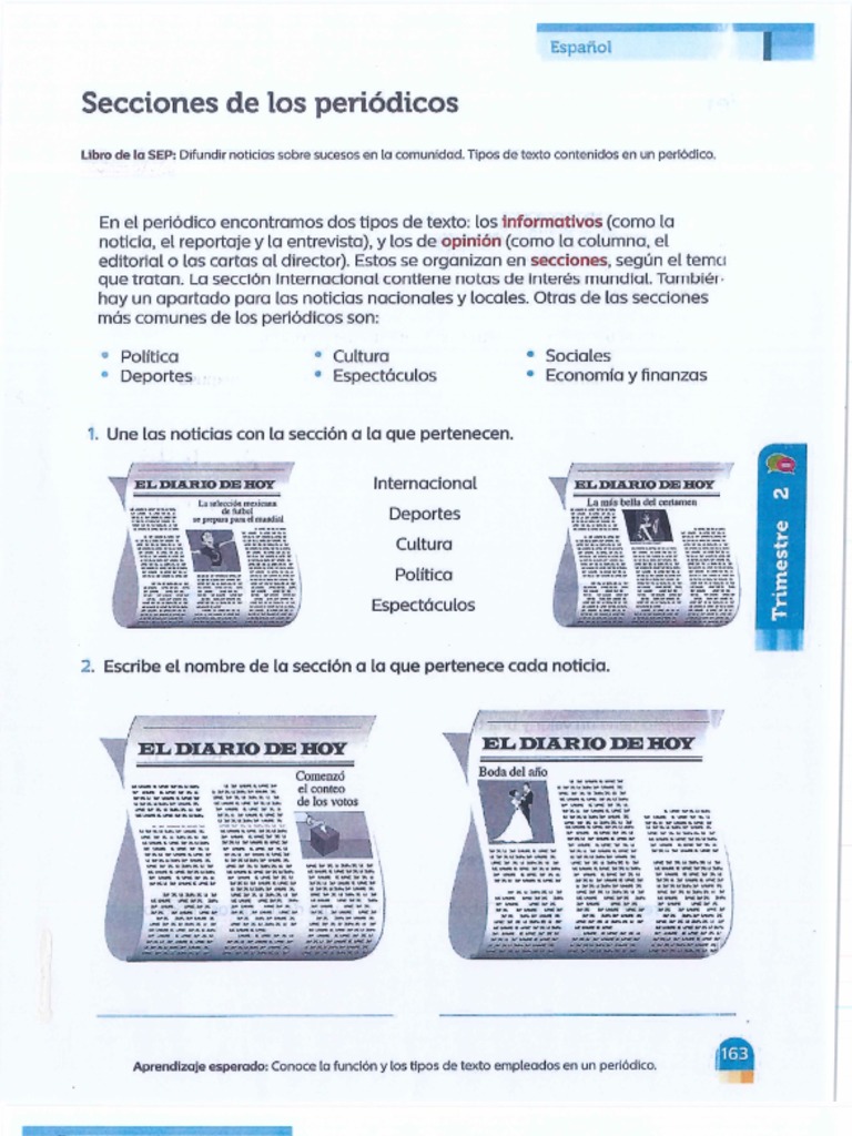 3ro, ESP, Abril | PDF