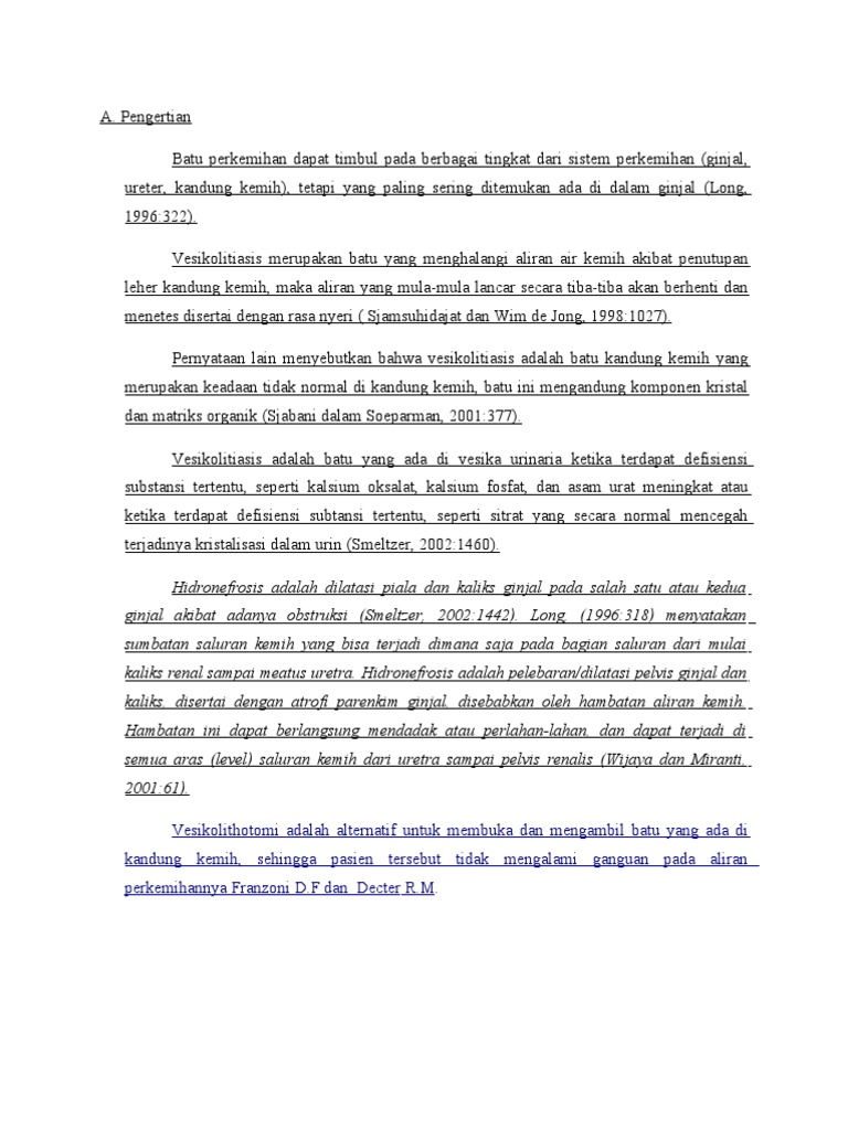 Askep Vesikolithiasis | PDF