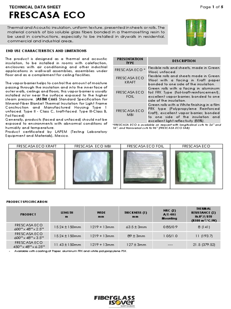 p04 FT 016 in Frescasa Eco en 1 | PDF | Building Insulation | Recycling