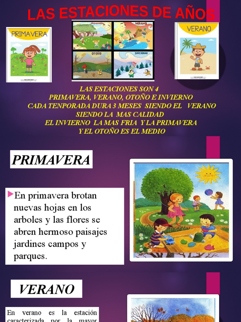 Las Cuatro Estaciones del Año | PDF