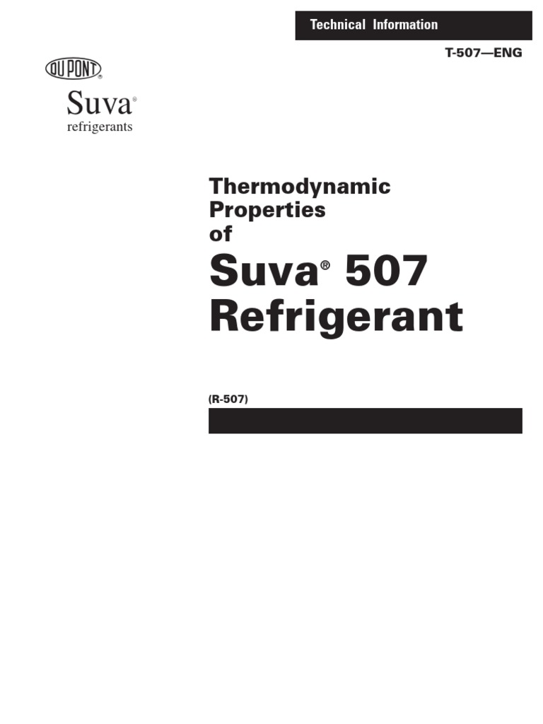 TPSuva 507 | PDF | Enthalpy | Latent Heat