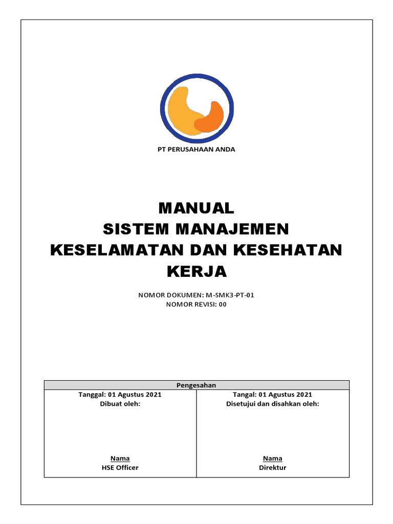 Manual Sistem Manajemen K3 | PDF