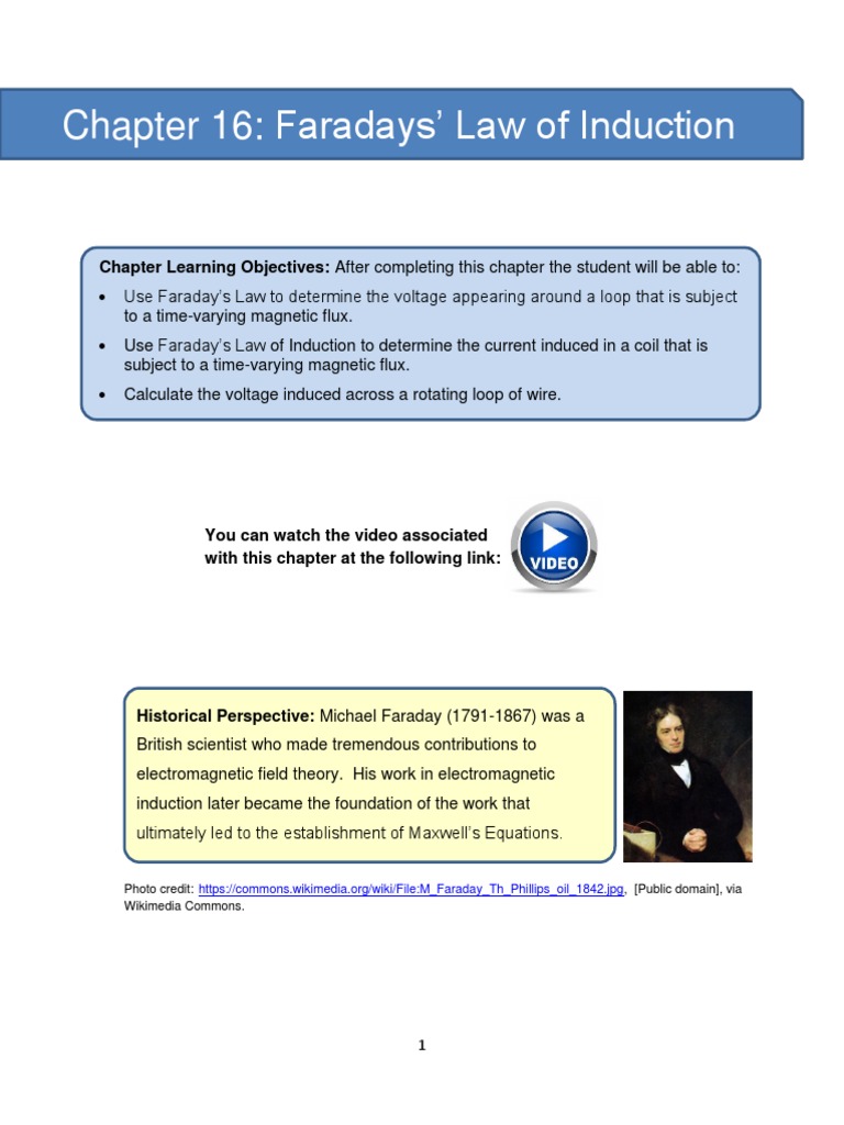 Faraday's Law: Voltage & Induction | PDF | Electromagnetic Induction ...