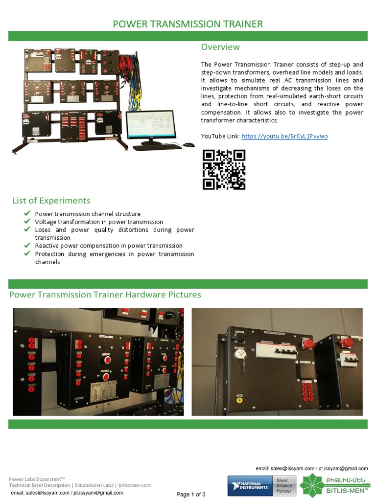 Power Transmission Trainer | PDF | Electric Power Transmission ...