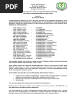 Resolution No 1 s2022 BESWMC | PDF | Waste Management | Environment