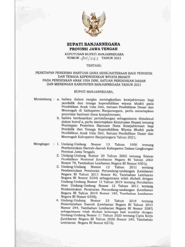 SK Kesra 2021 - Teguh | PDF