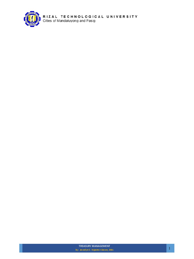 4 Chapter 4 Treasury Management Cash Concentration Download Free Pdf