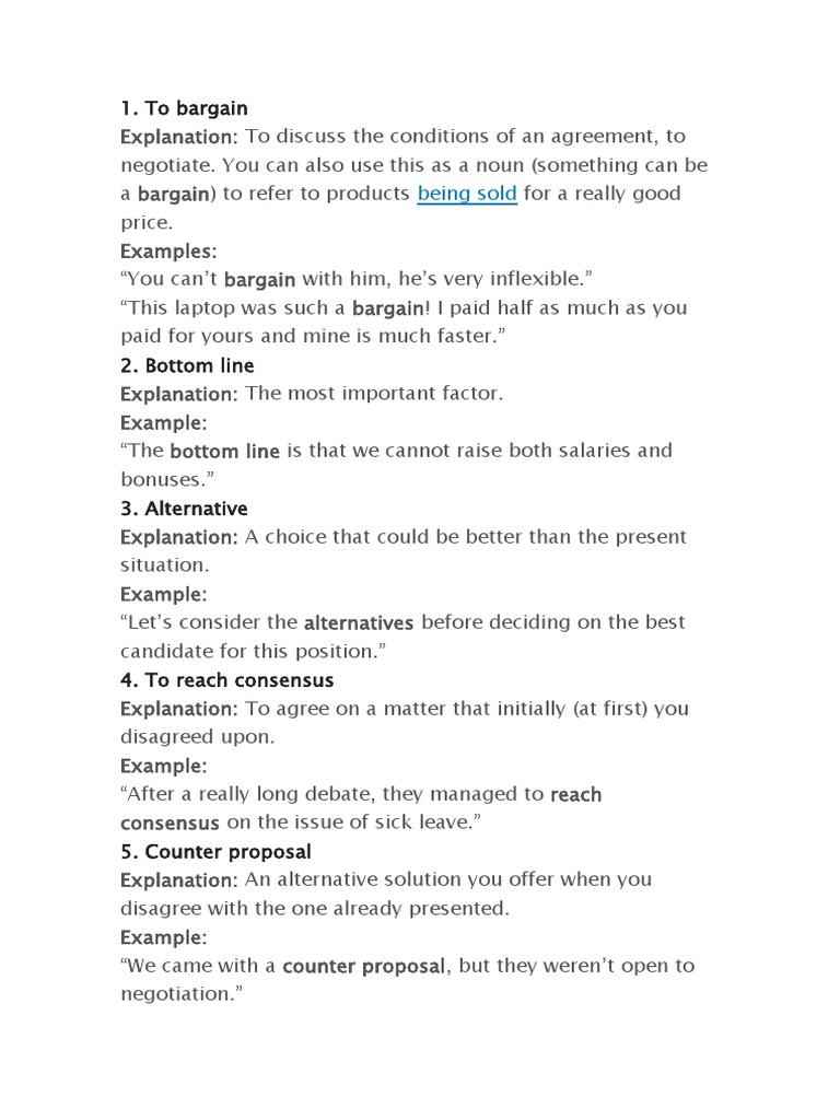 Essential Phrases for Effective Negotiations: A Guide to Communicating ...