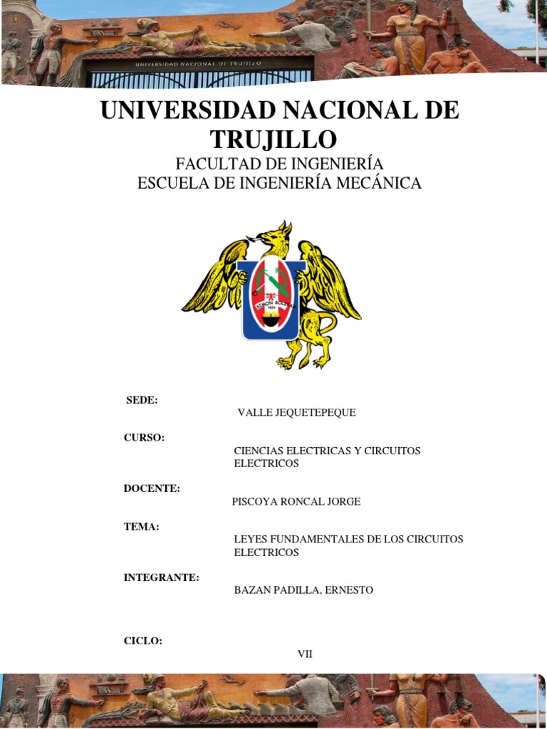 Leyes Fundamentales de Los Circuitos Electricos-Bazan Padilla | PDF | Corriente eléctrica ...